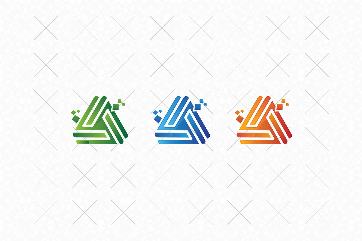 Tri Angle Logo Template, a Branding & Logo Template by The Branding Fusion