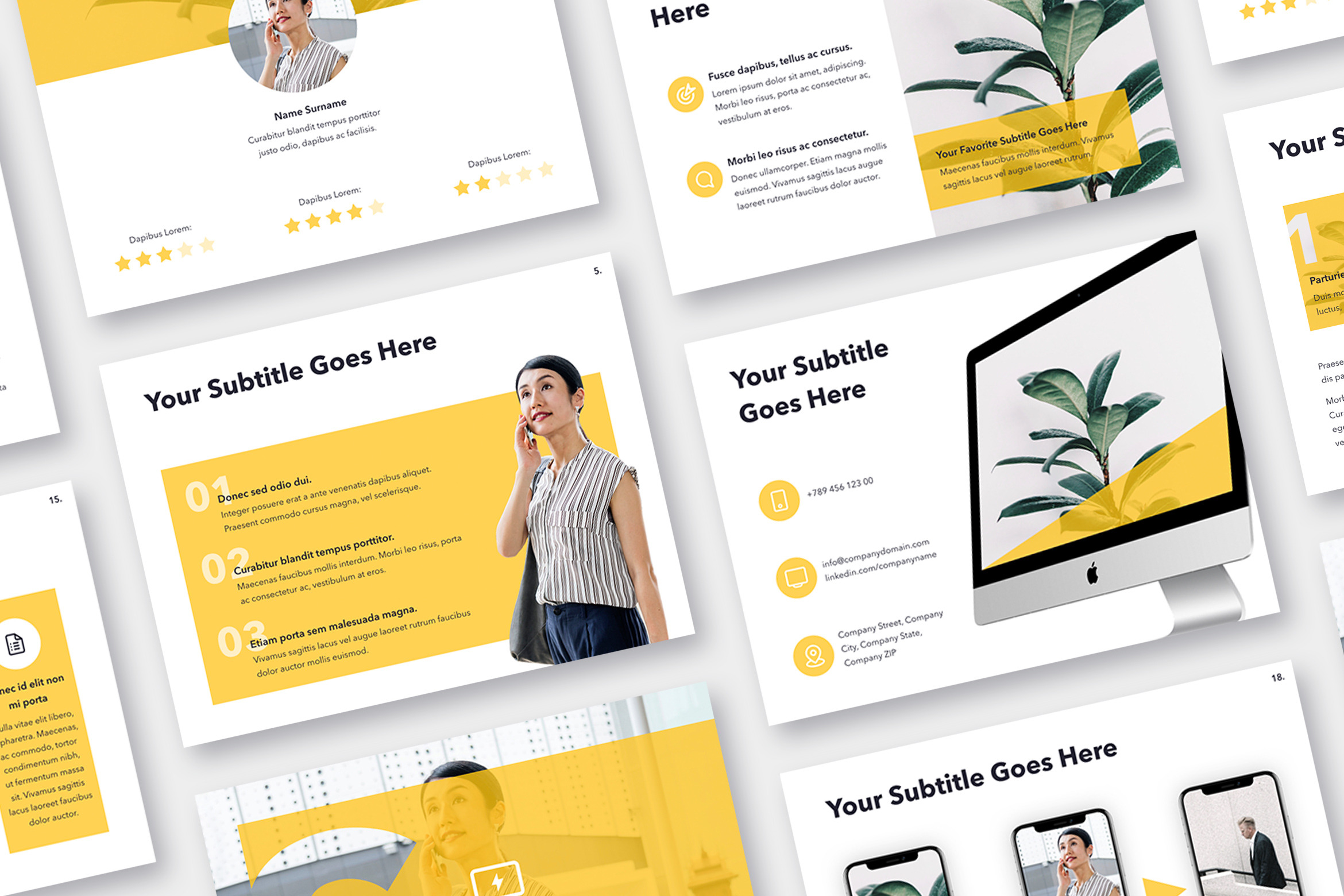Light & Solid PowerPoint Template, a Presentation Template by Jumsoft