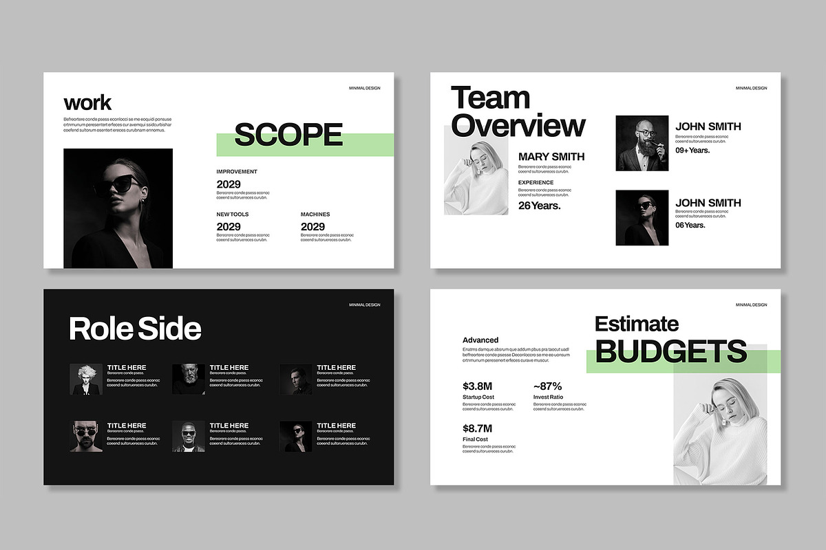 The Minimal Proposal Presentation