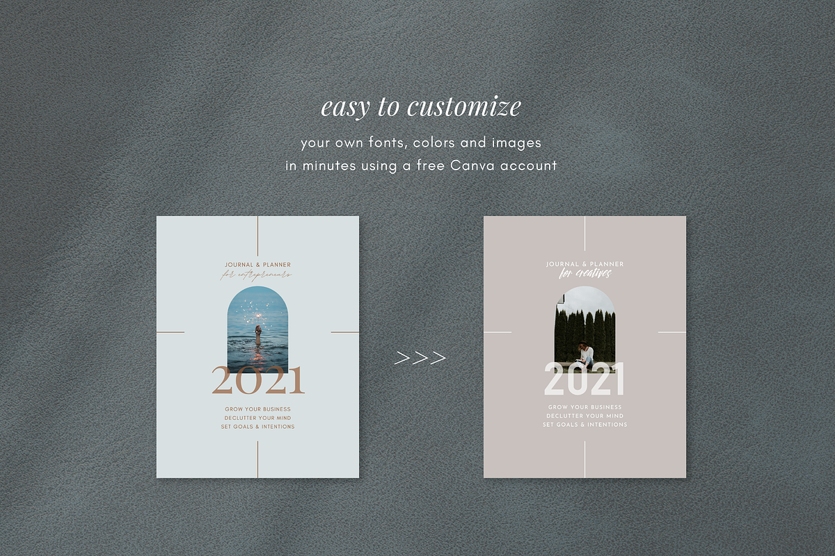 2024 Journal Planner Canva Template, a Design Template by Studio Soluna | Creative Market