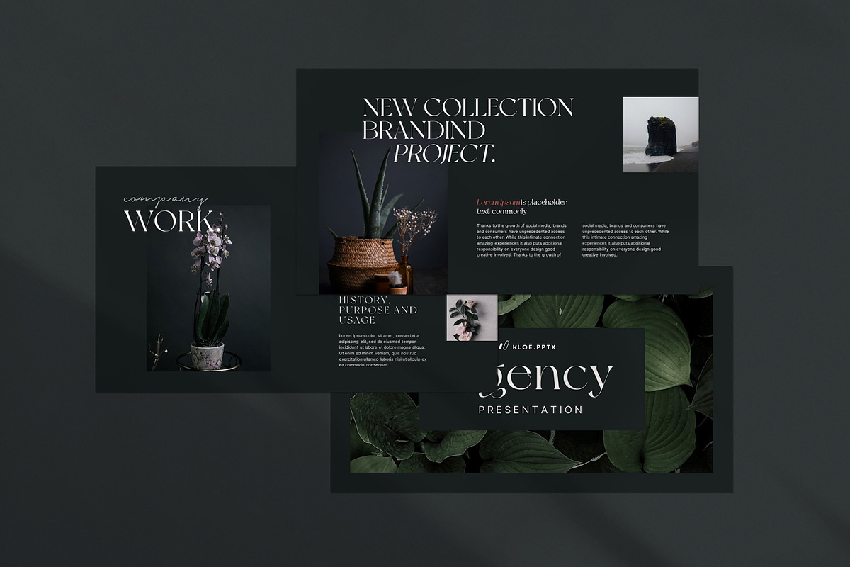 Agency Portfolio PowerPoint Template, a Presentation Template by ...