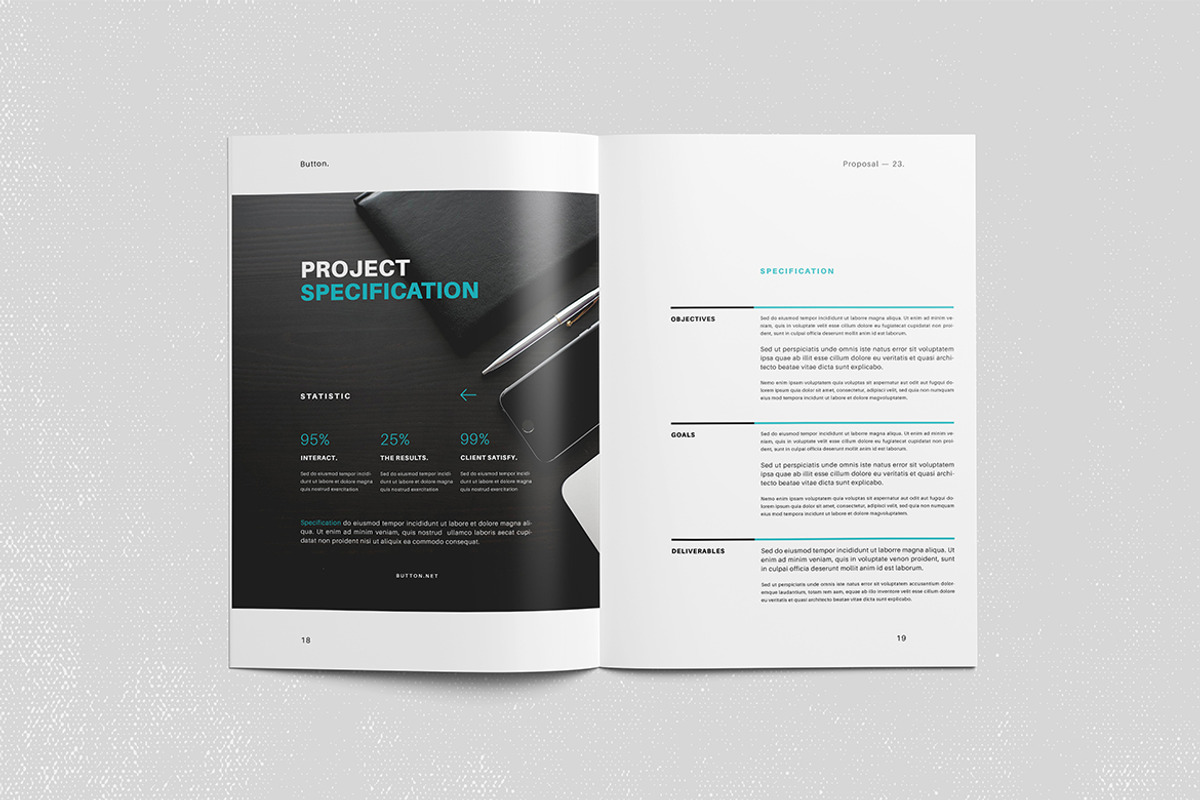 Proposal, a Stationery Template by Designsoul14