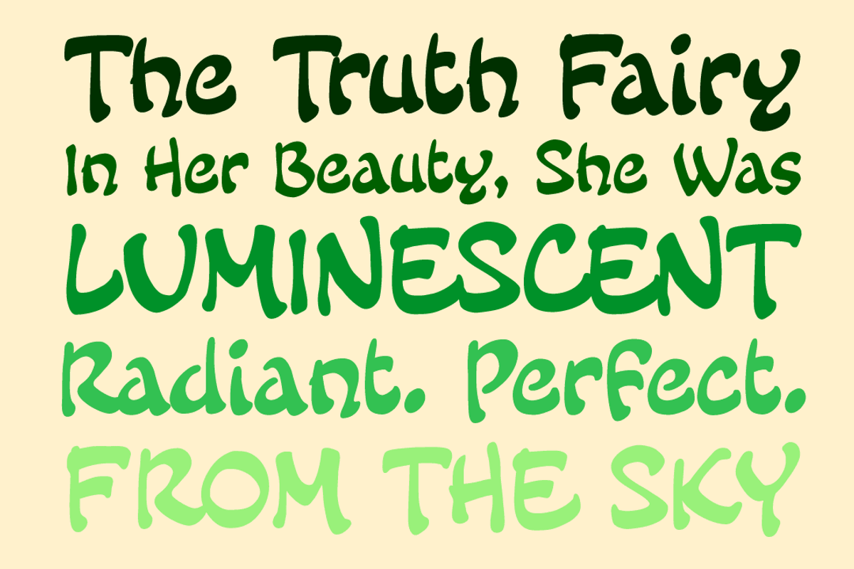 Fairy Tale - fantasy voice font, a Font by Comicraft Fonts