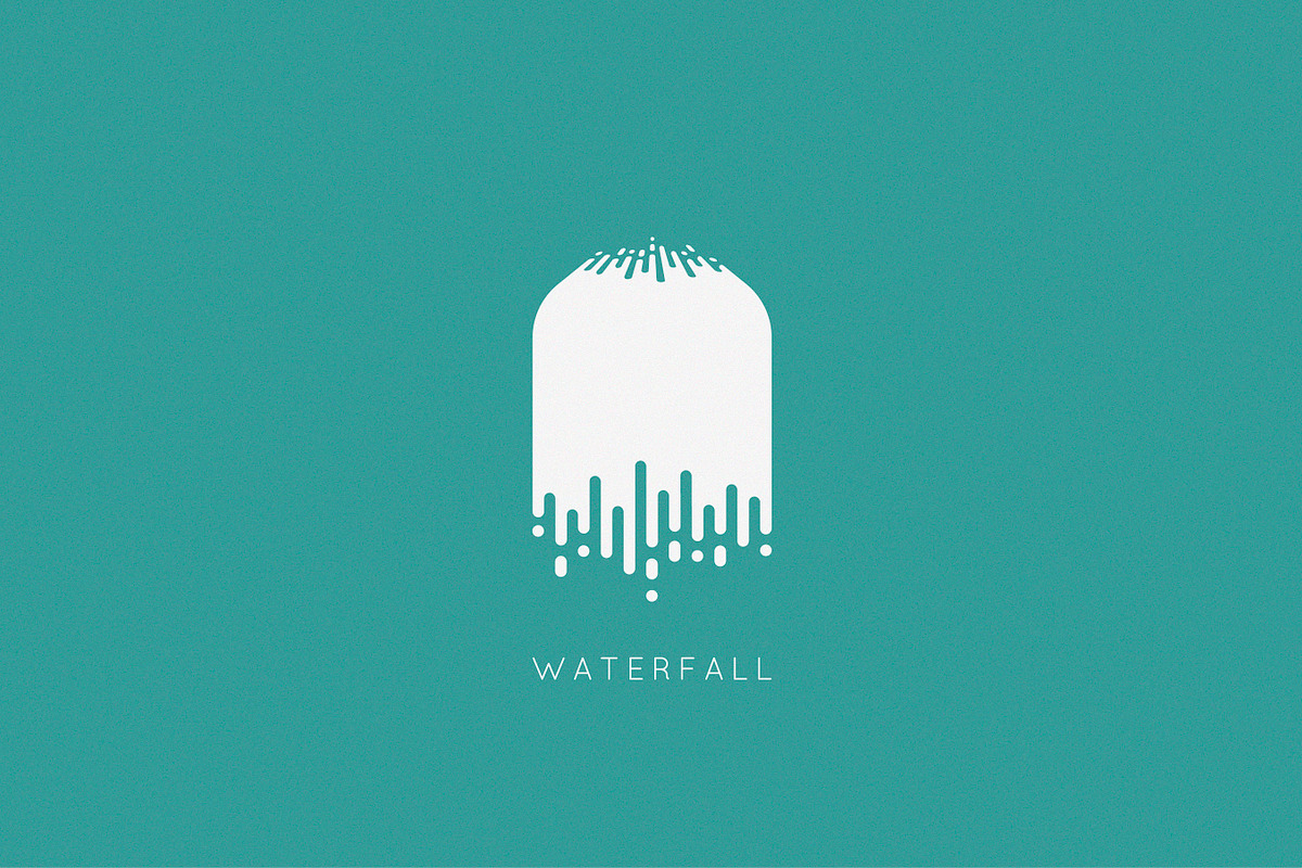 Waterfall Logo, a Branding & Logo Template by Michael Rayback Design