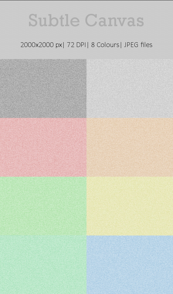 Subtle Canvas Pack, a Texture Graphic by Pixelsnow