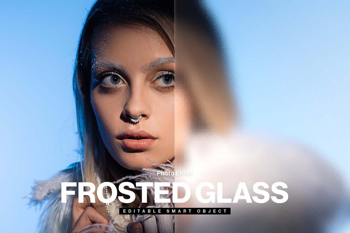 Frosted Glass Photo Effect Template, a Layer Style Add-On by ...