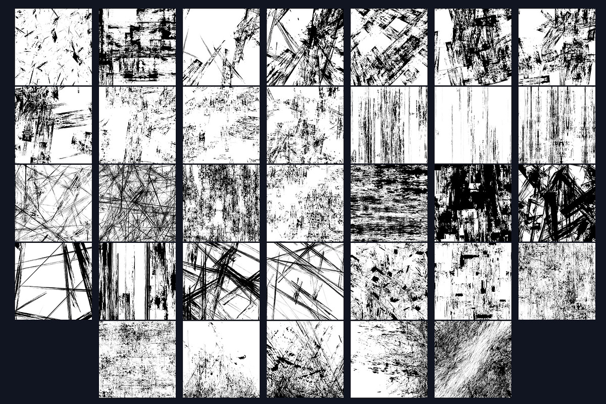Scratched - 33 Distressed Overlays