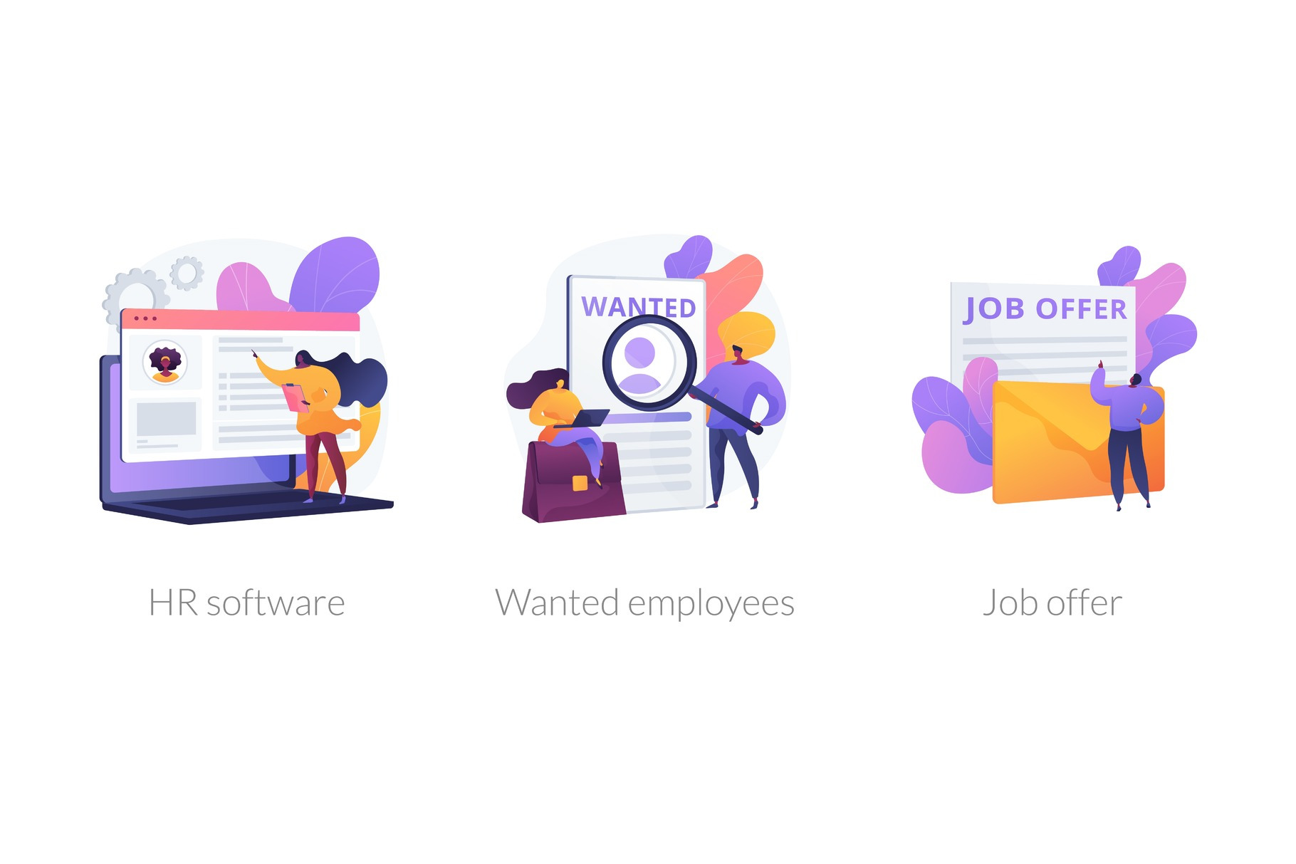 HR recruiter vector concept, a Person Illustration by Visual Generation