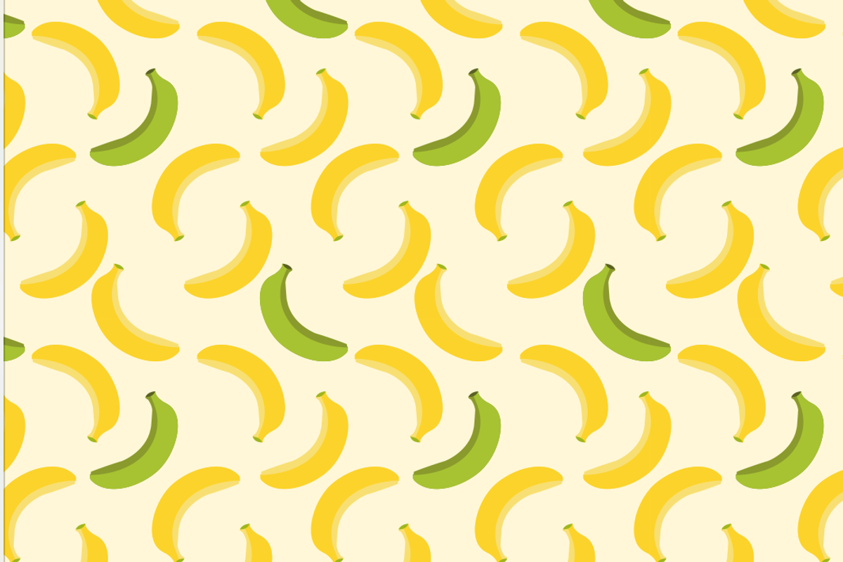 Vector Seamless Banana Pattern Set, a Pattern Graphic by Feralchildrenlab