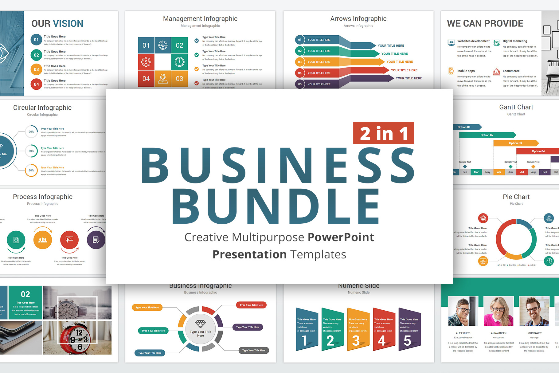 Business Bundle PowerPoint Templates, a Presentation Template by ...