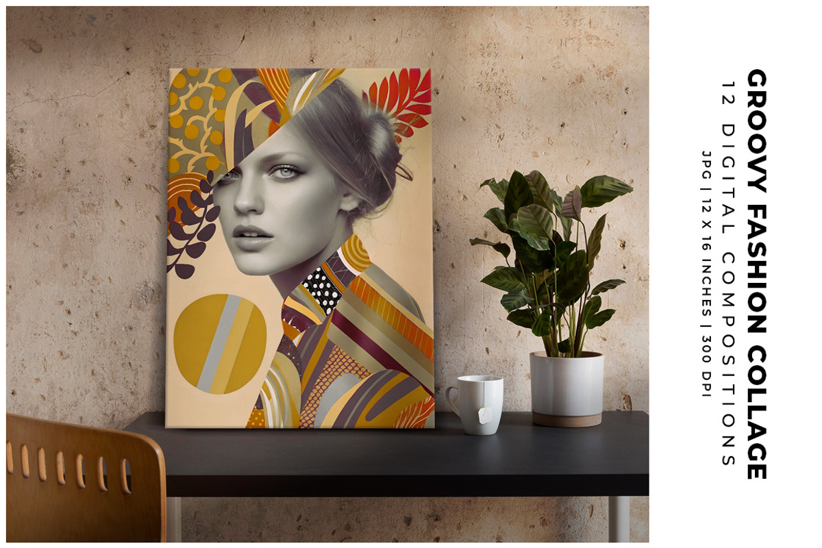 Groovy Fashion Collage