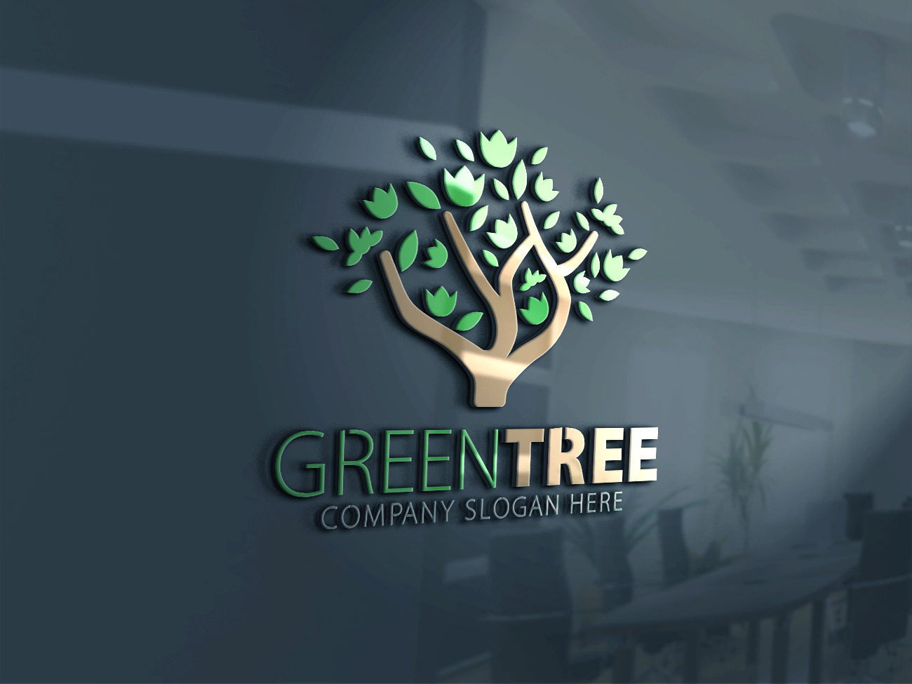 Green Tree Logo, a Branding & Logo Template by Creative Dezing