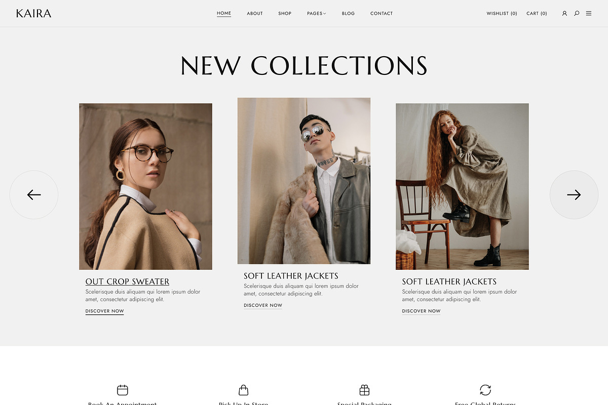Kaira - Fashion Store Figma Template