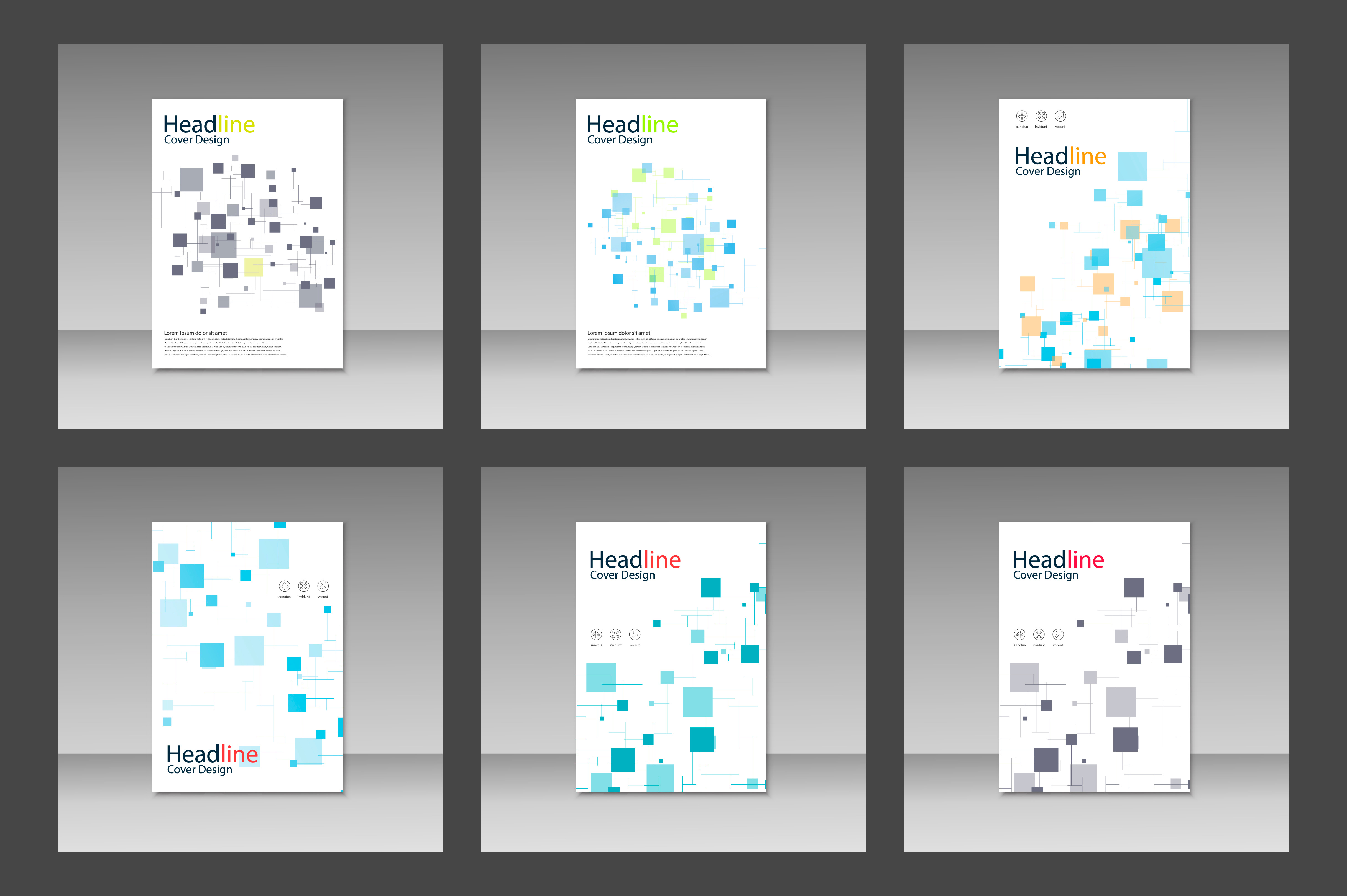 Brochure square pattern design, a Brochure Template by Haisonok