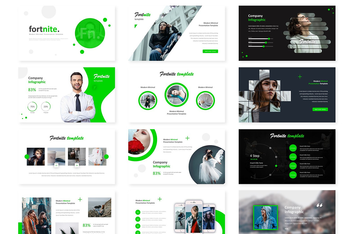 Fortnite - Powerpoint Template, a Presentation Template by AQR Studio