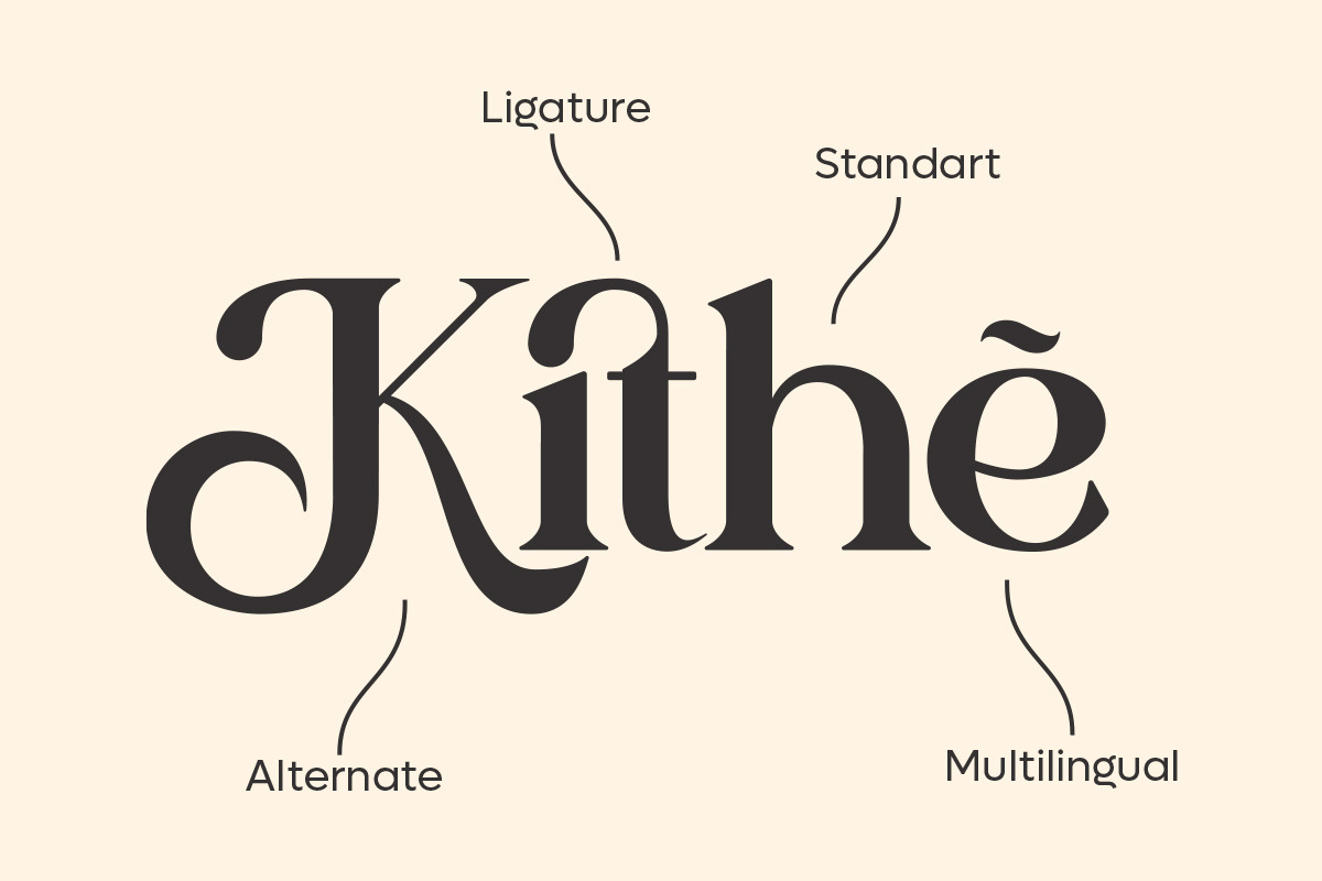 Jitter - Modern Serif, a Serif Font by RagamKata