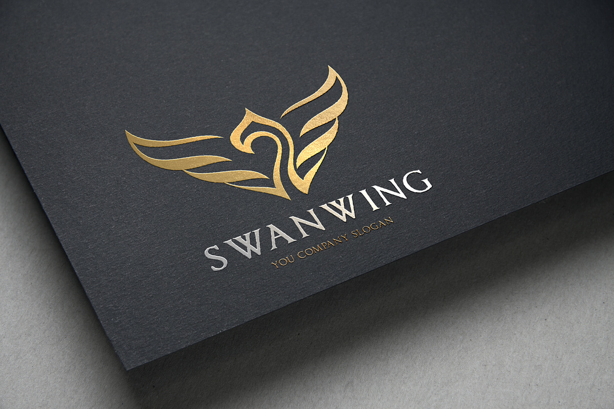 Swan Wing Logo, a Branding & Logo Template by Vectorwins Premium Shop ...