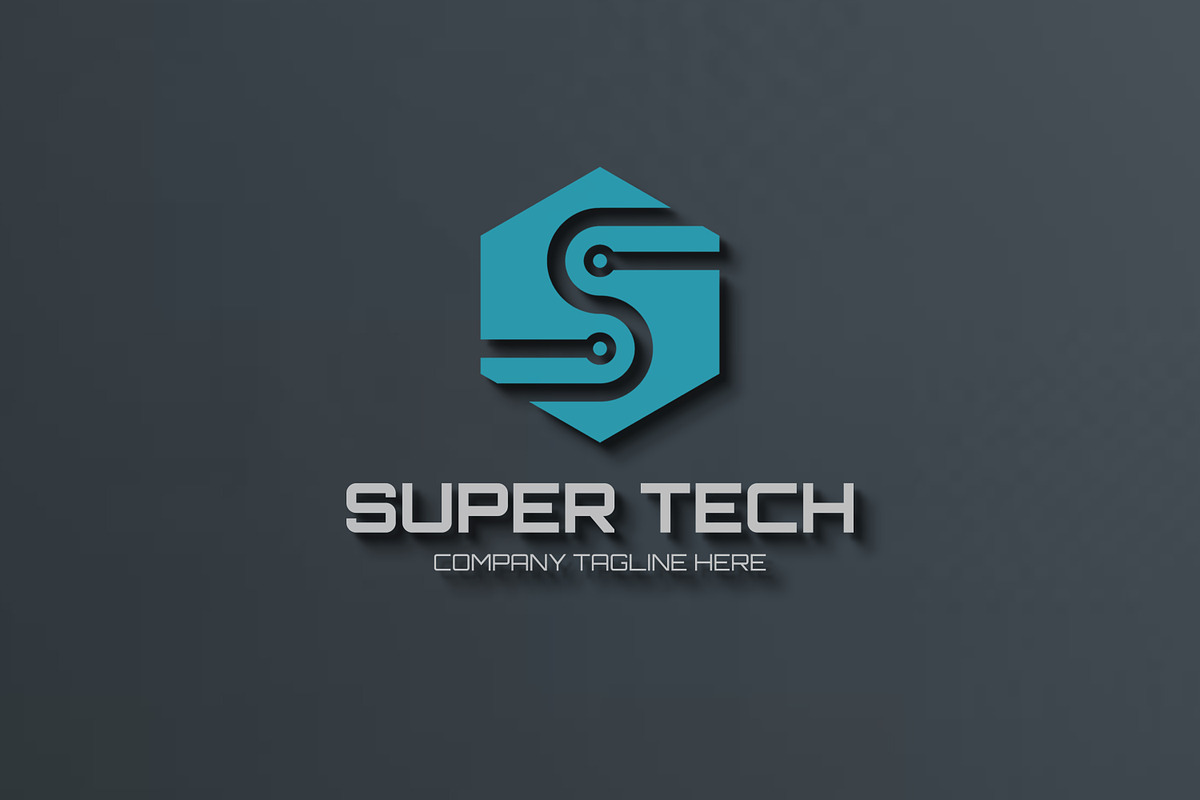 Super Tech - Letter S Logo