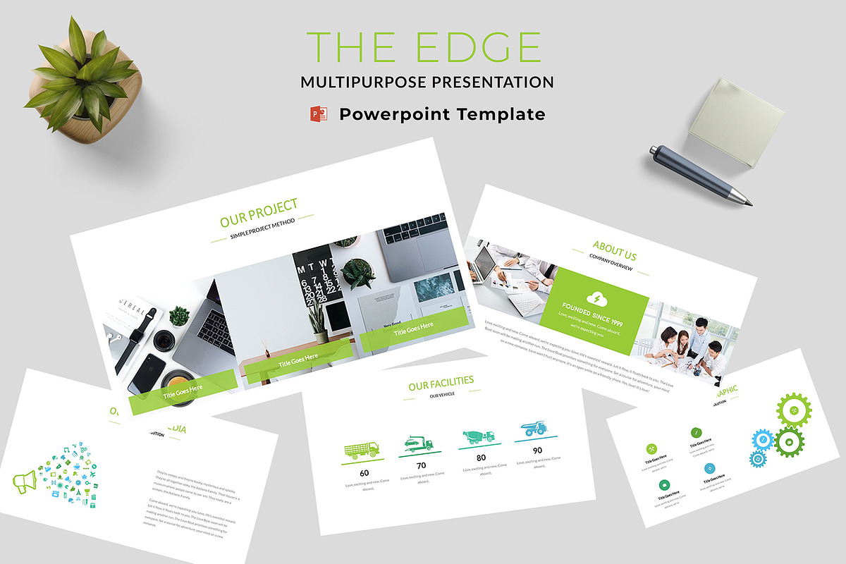 The Edge - Powerpoint Template, a Presentation Template by Incools Stokie