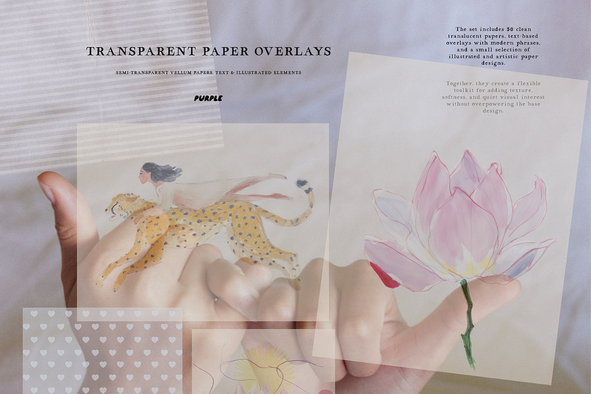 Transparent Paper Overlays