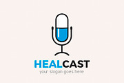 Health Podcast Logo, a Branding & Logo Template by Sargatal