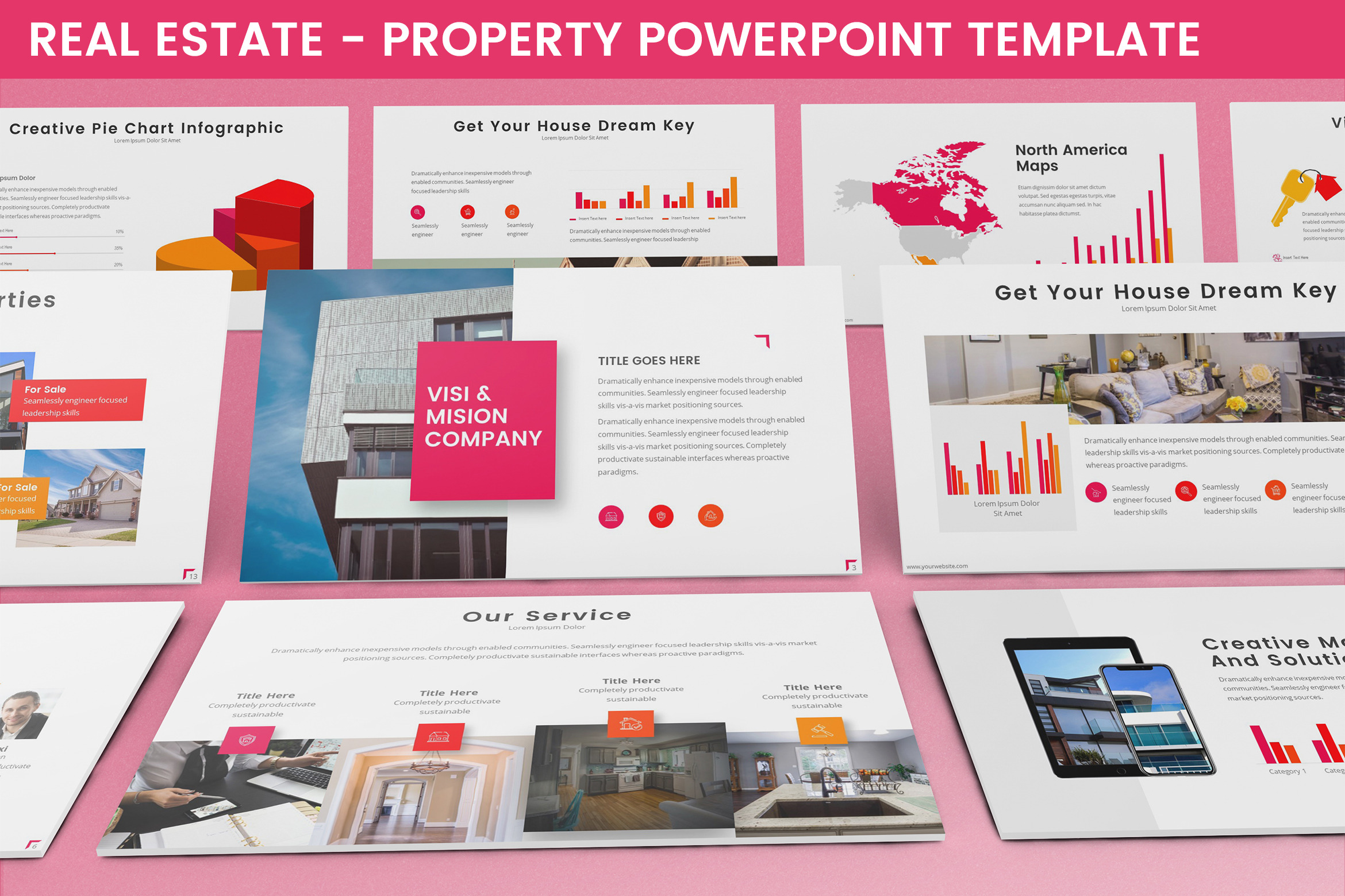 Real Estate - Property Powerpoint, a Presentation Template by SlideFactory