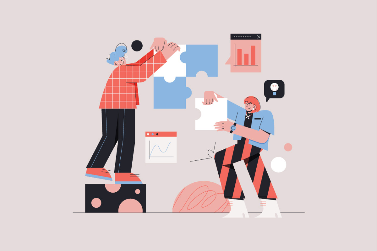 Problem Solving Illustration, an Illustration by graphicook | Creative ...