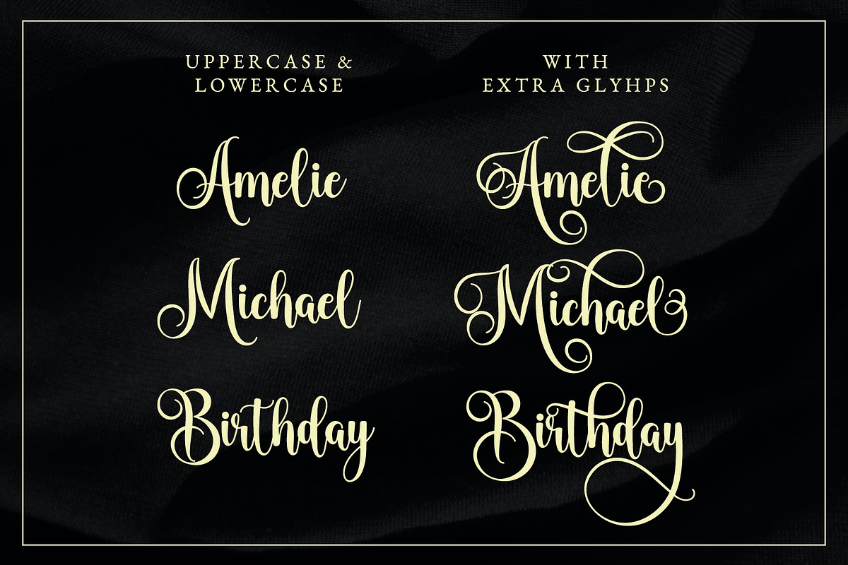 Wingcharm - Swirly Script Font