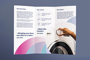 Laundry Brochure Trifold, a Brochure Template by TemplatesNow!