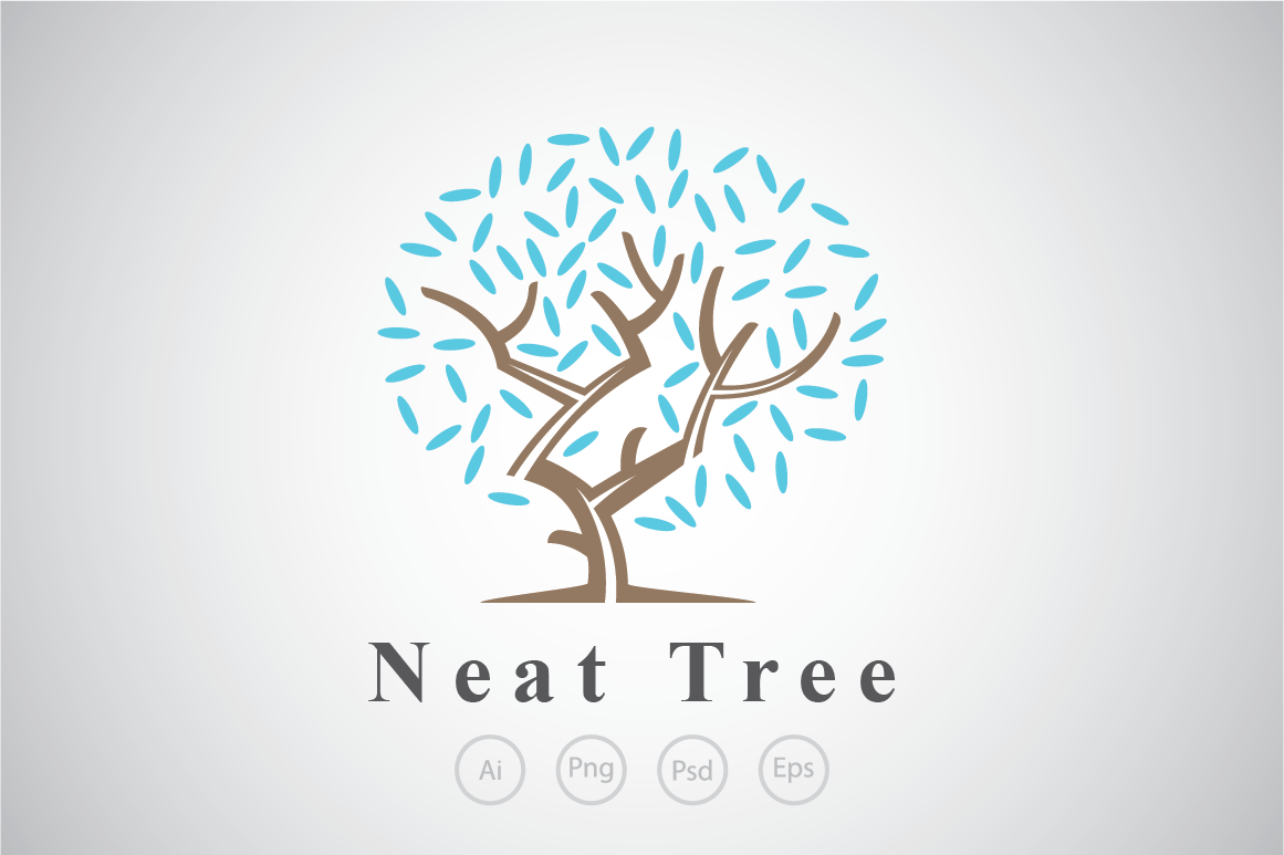 Neat and Rounded Tree Logo Template, a Branding & Logo Template by ...