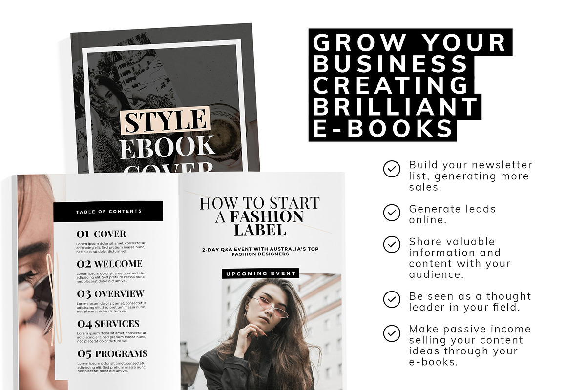 Style Ebook Canva Template, a Magazine Template by Cultive Creative ...