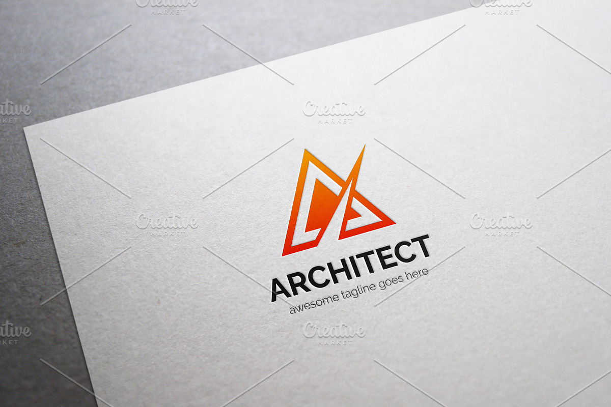 Architect Letter A Logo, a Branding & Logo Template by XpertgraphicD