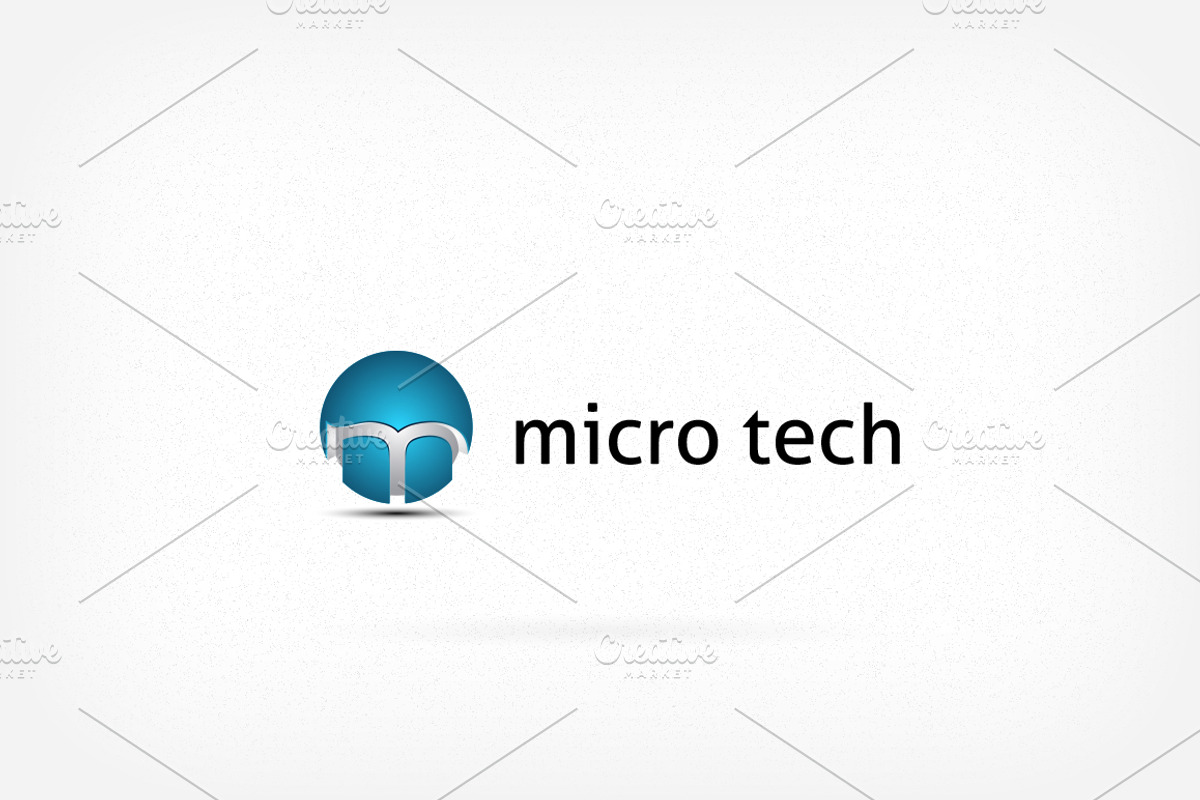Micro Technology Logo, a Branding & Logo Template by NasirGrfx