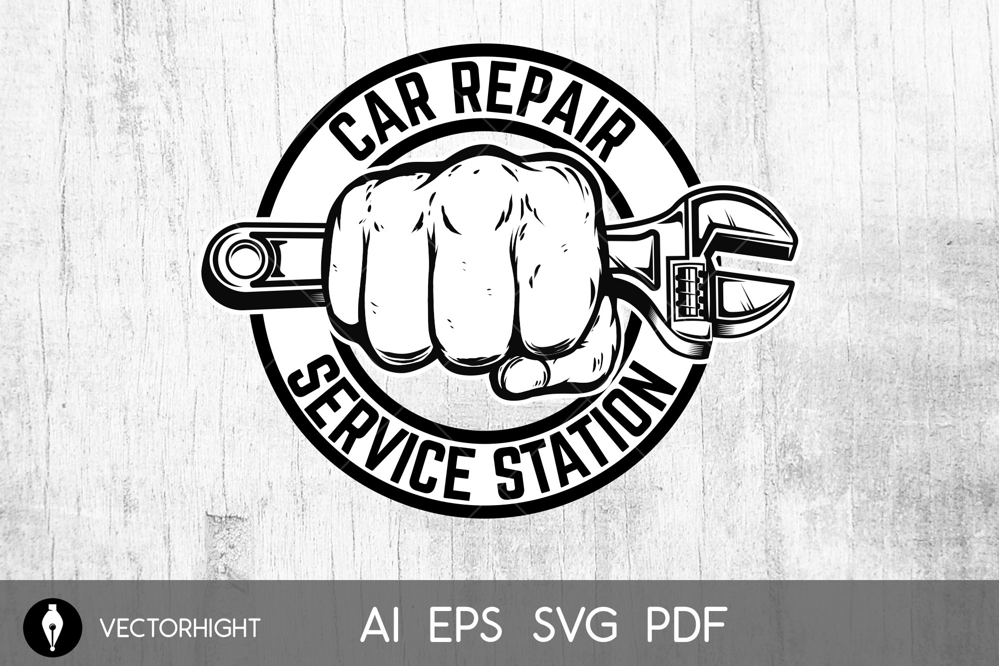 Car repair service station., an Object Graphic by Vectorhight ...