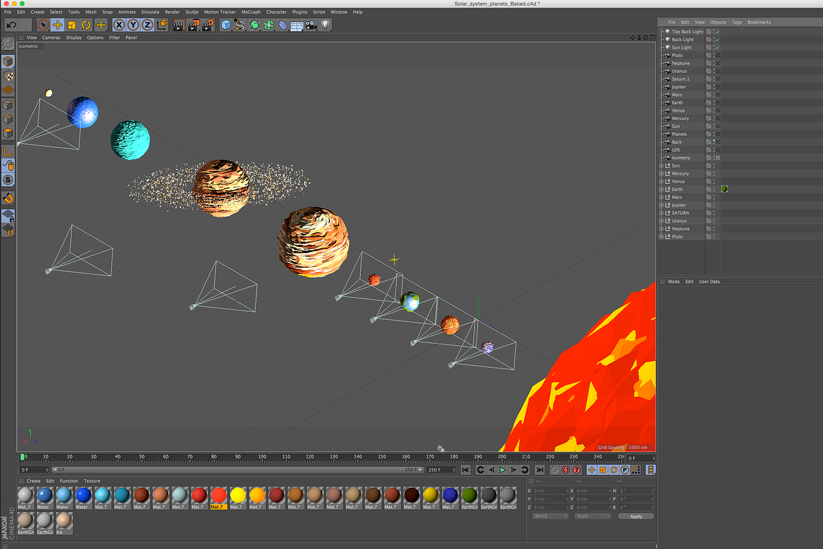 Low poly solar system, an Environmental 3D Model by Anton Moek ...