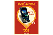 TECHNOLOGY MARKET SALES FLYER, a Flyer Template by Star Graphic Design