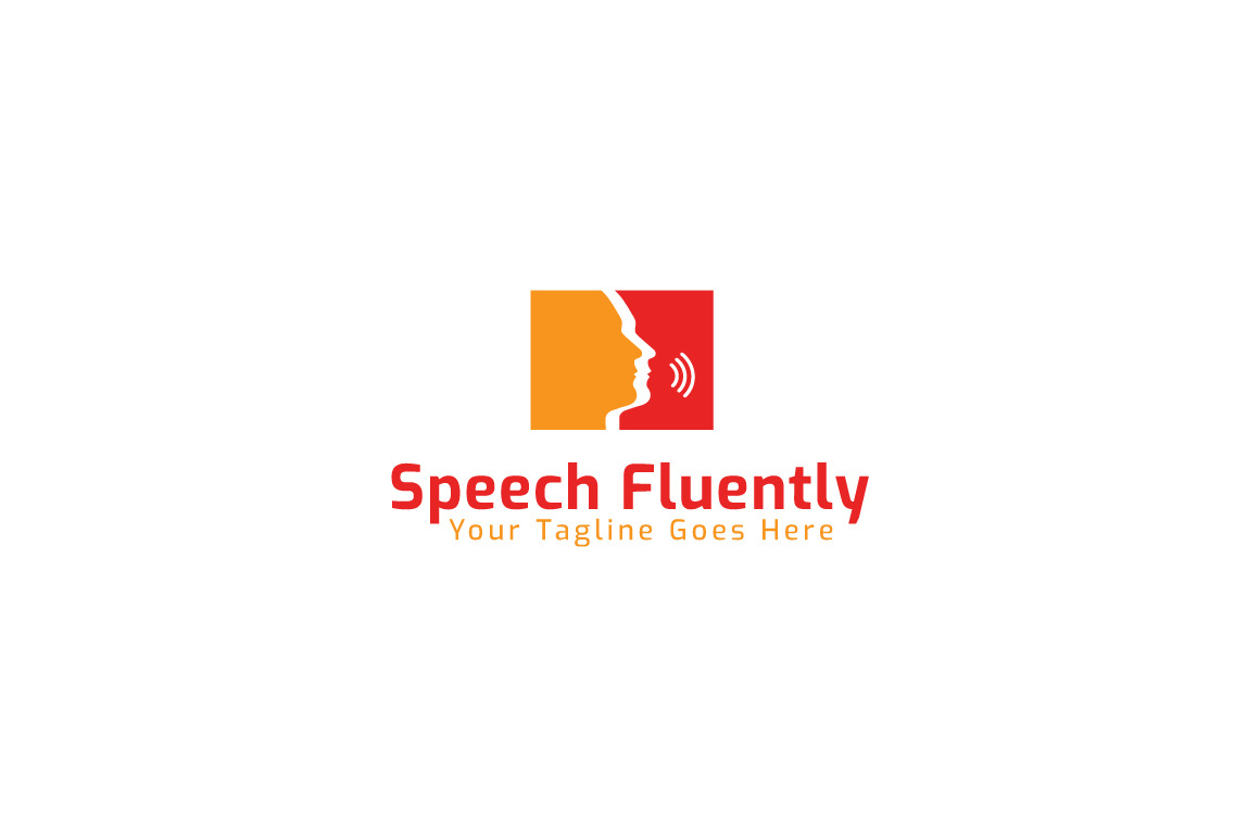 Speech Fluently Logo Template, a Branding & Logo Template by Logo20