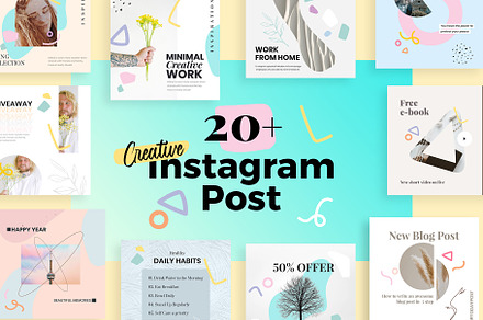 Ultimate Instagram Post Templates, a Social Media Template by VictorThemes