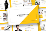 Straight Line - Google Slides, a Presentation Template by inspirasign