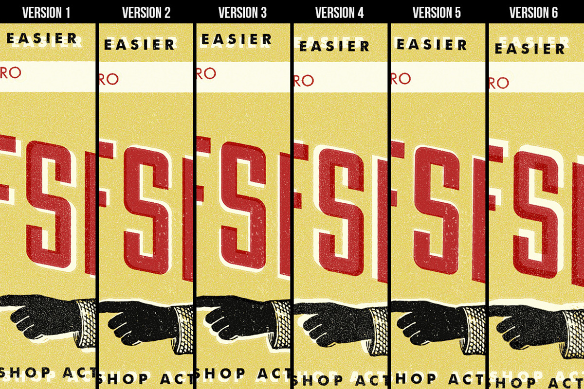 Vintage Offset Printing Effects Kit, an Action Add-On by Thundr Co ...