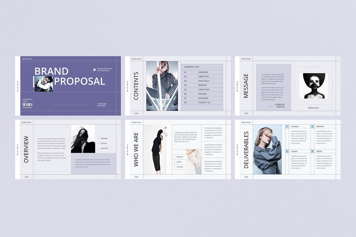 Brand Proposal Presentation Template, a Presentation Template by E-Type