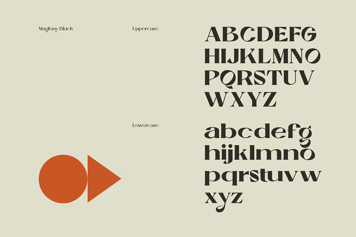 Maglony Typeface, a Serif Font by alit design