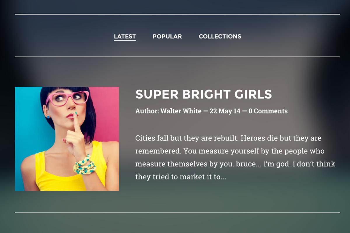 Lust - Journal Wordpress Theme, a WordPress Template by LayerSupplyCo