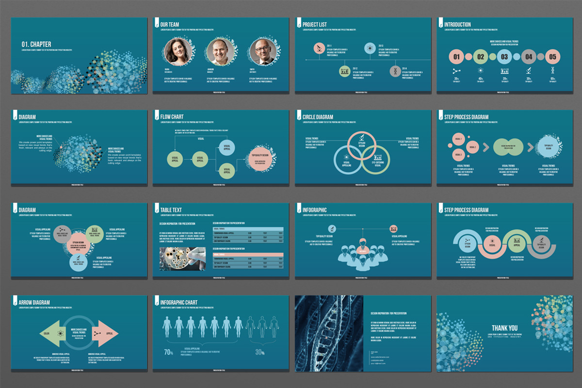 Chromosome, a Presentation Template by GoodPello