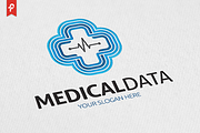 Medical Data Logo, a Branding & Logo Template by ft.studio