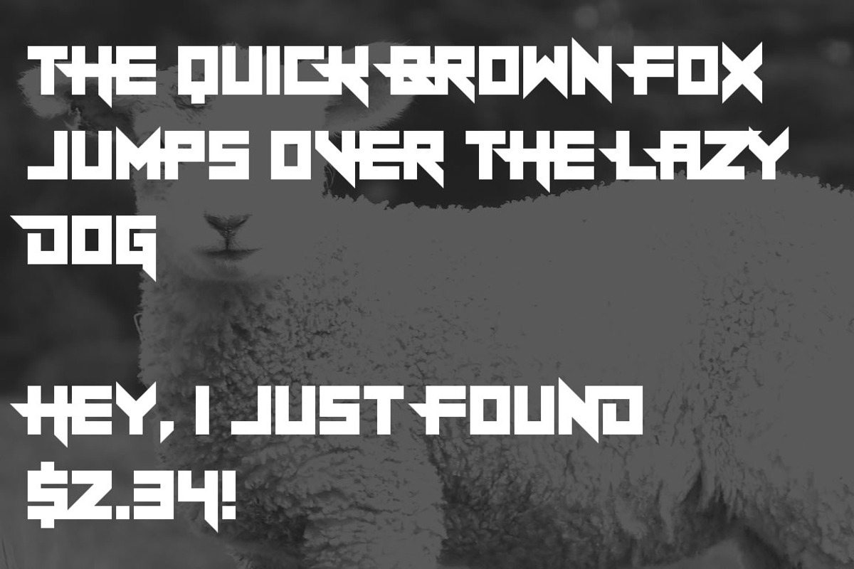 Sheeping Dogs Font, a Sans Serif Font by Chequered Ink