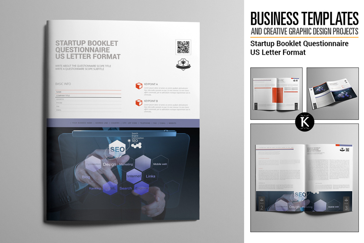 Startup Booklet Questionnaire USL, a Templates & Theme by Keboto
