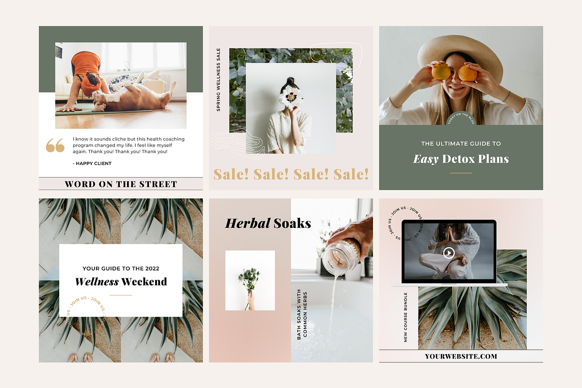 SALE! 150 Canva Instagram Templates