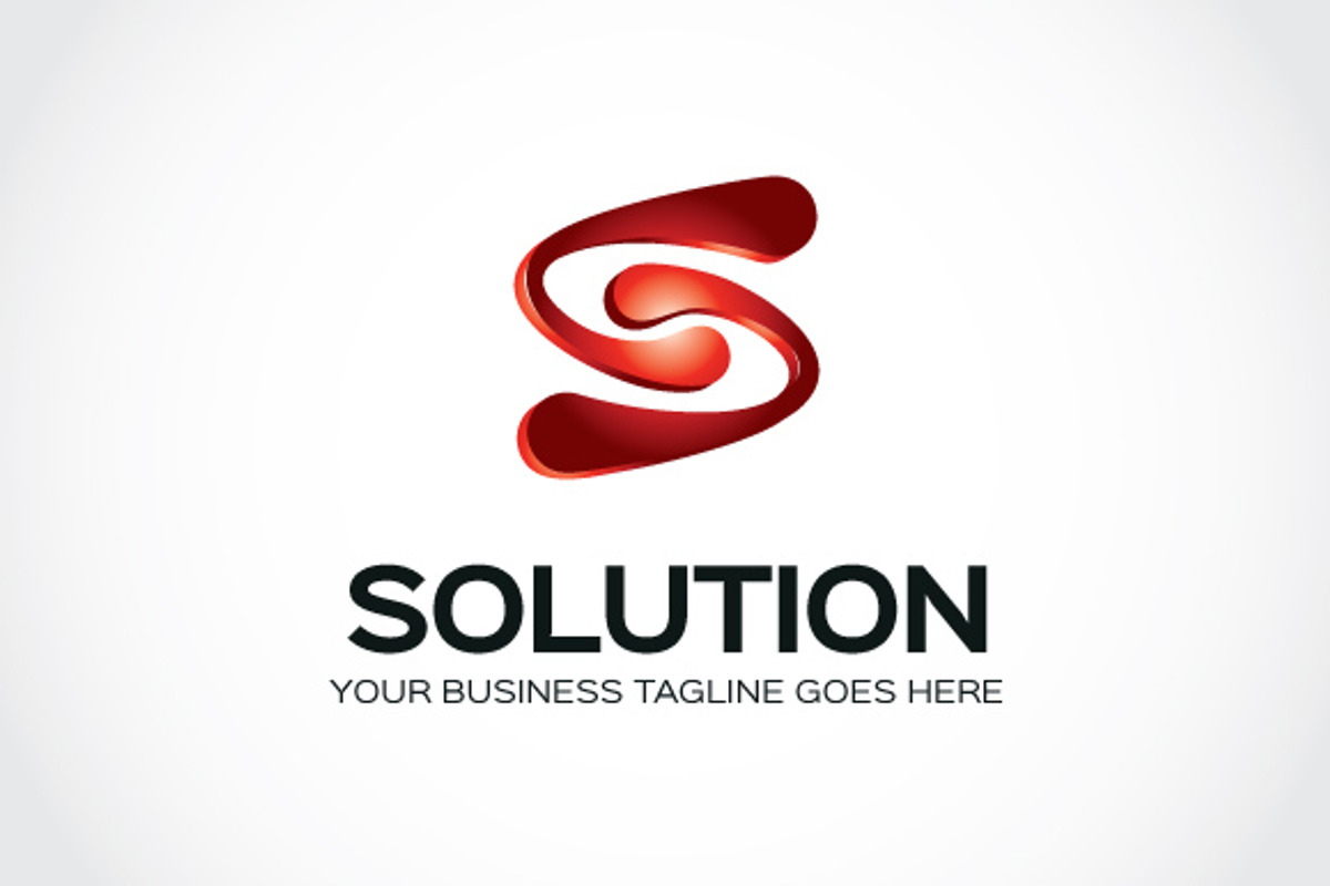 Solution Logo Template, a Branding & Logo Template by The Branding Fusion