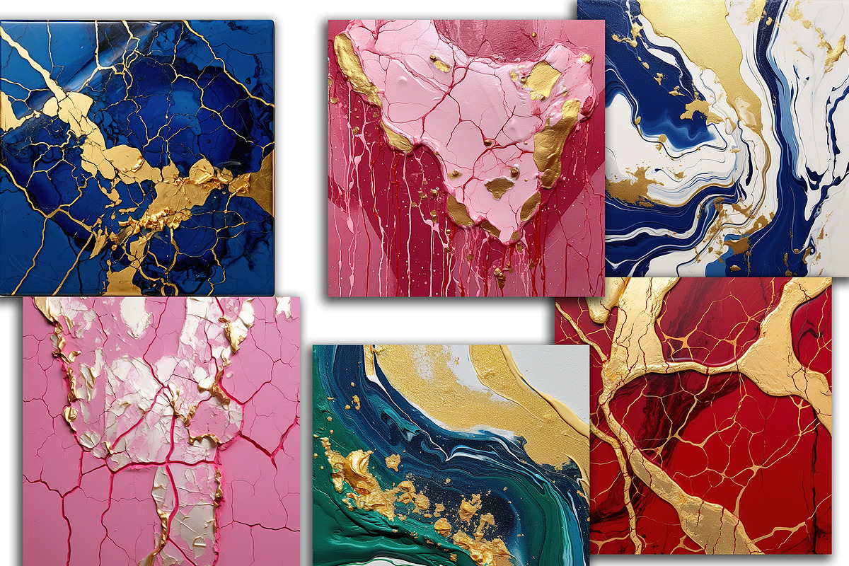 Liquid golden textures, a Texture Graphic by Glass Cat Design